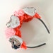 Heart Headband Valentine Headband Heart Flower Crown - Etsy