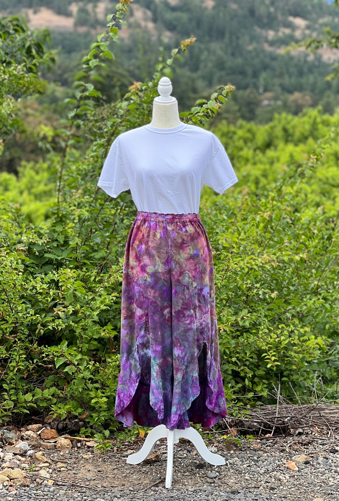 Ruffled Flounce Pants, Size Large - Etsy