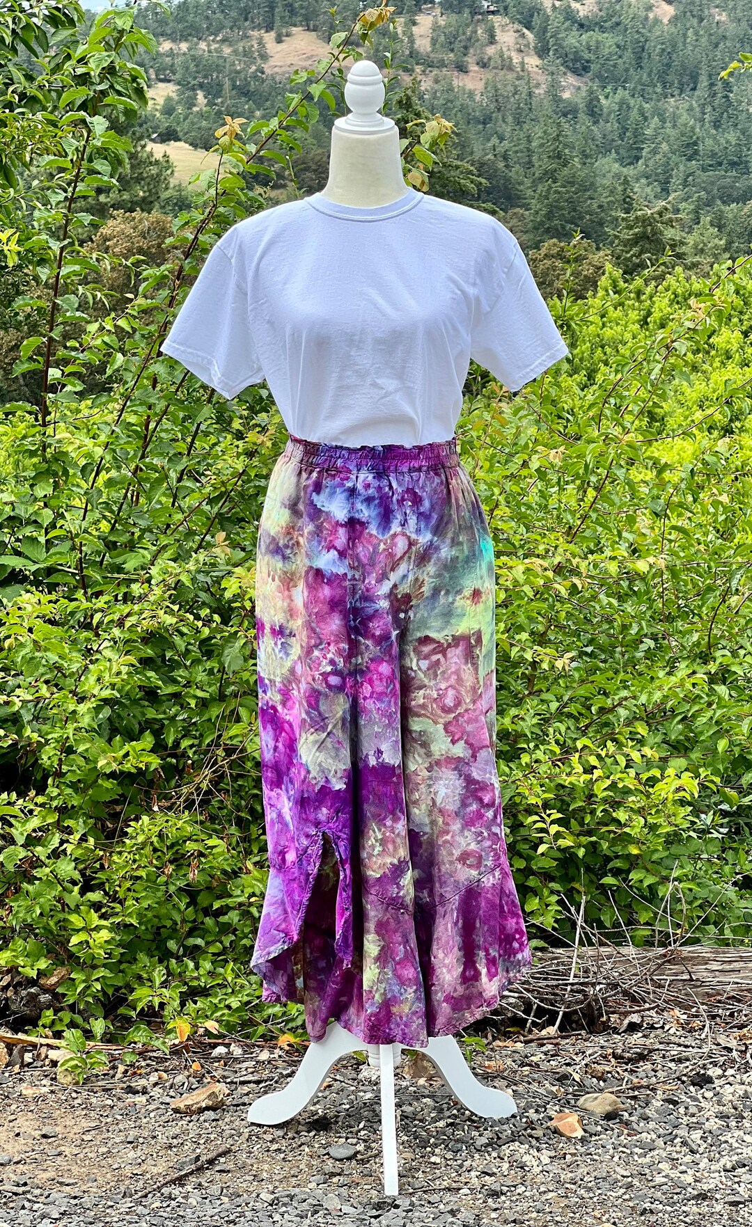Ruffled Flounce Pants, Size Extra Large, Tribal Tiered Pants - Etsy