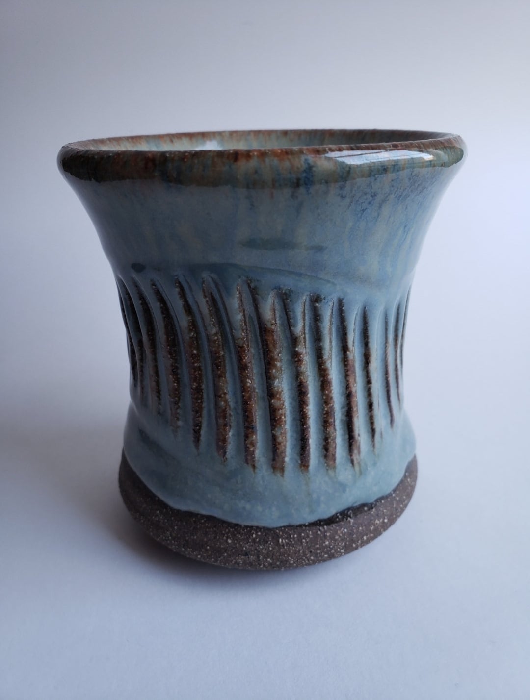 8oz Ceramic Carved Hourglass Cup - Etsy