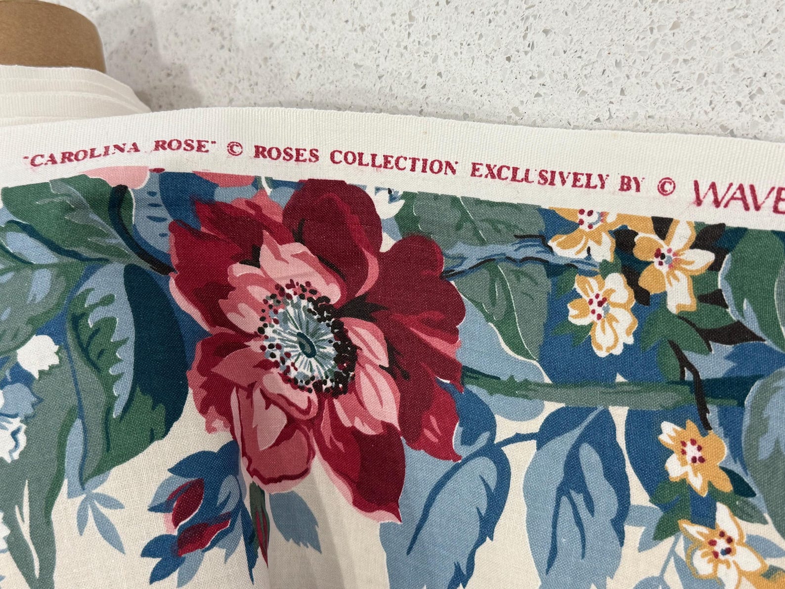 Waverly Vintage Roses Collection "carolina Rose" Upholstery Drapery ...