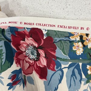 Waverly Vintage Roses Collection "carolina Rose" Upholstery Drapery ...