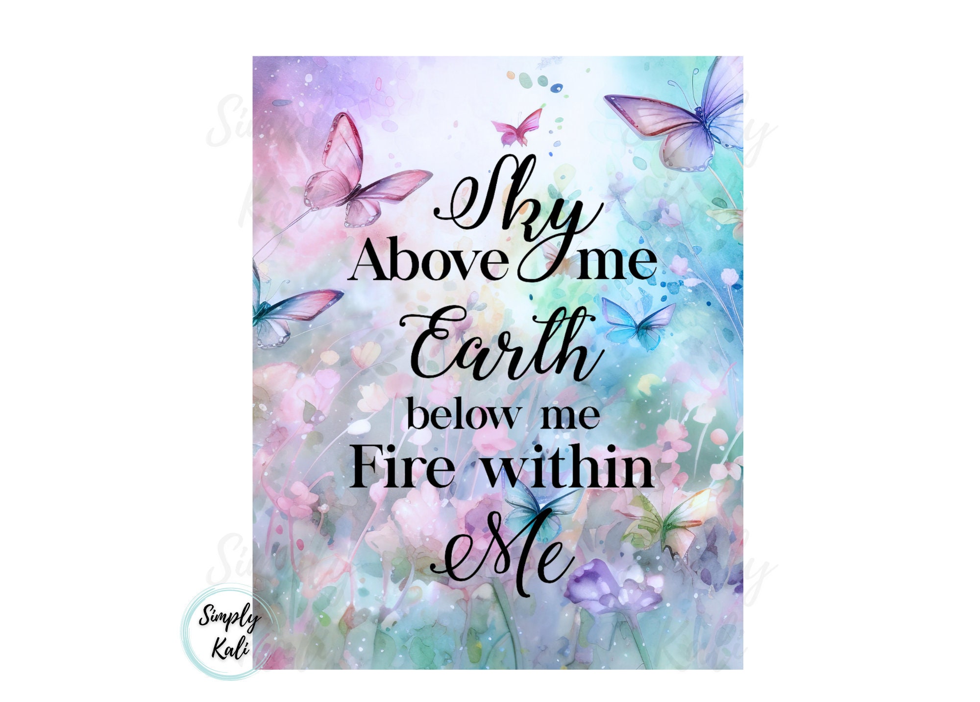 Wall Art Sky Above Me Heavy Weight Glossy Picture Only Unframed - Etsy