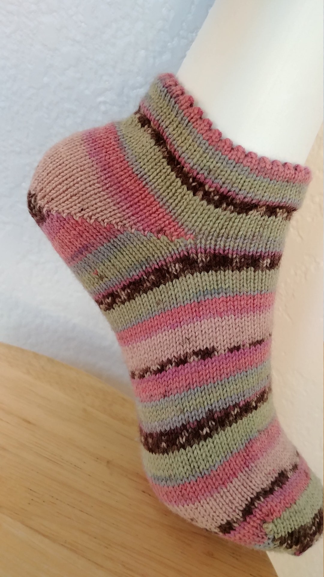 Women's Shorty Socks Picot Hem - Etsy