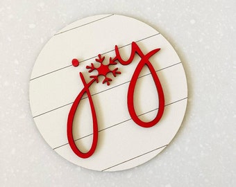 Joy Christmas Sign | Etsy