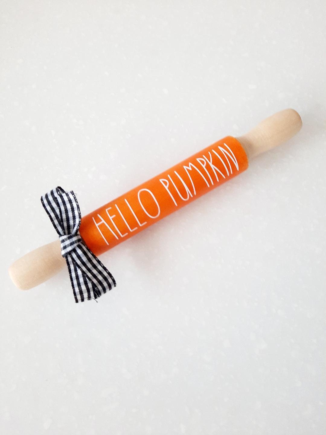 Farmhouse Style Mini Rolling Pin Fall Tiered Tray Decor Mini | Etsy