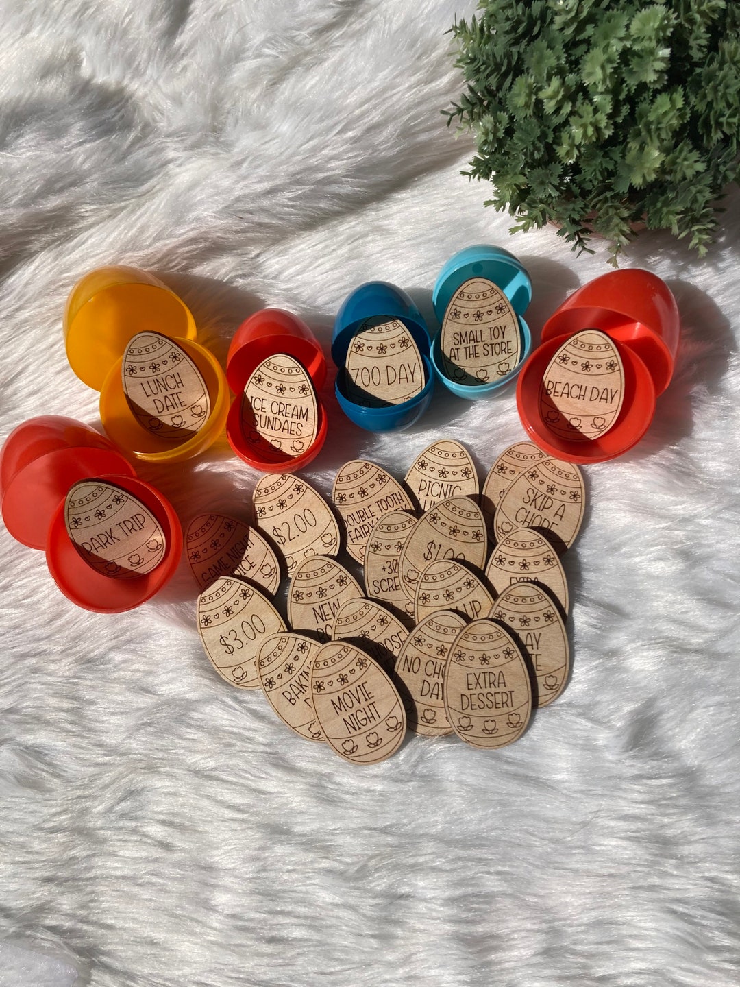 Easter Basket Tokens, Easter Egg Tokens, Easter Egg Fillers, Easter ...