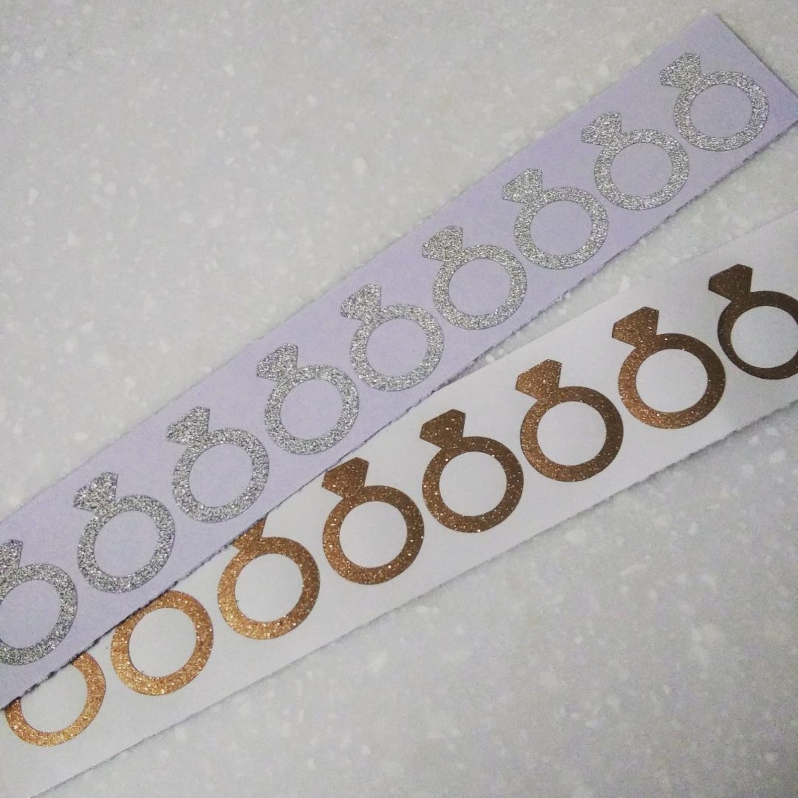 30 Engagement Ring Stickers Diamond Ring Stickers Envelope - Etsy