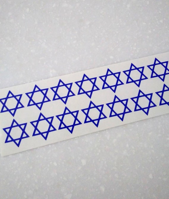 40 Star of David Stickers Hanukkah Stickers Jewish Judaism | Etsy