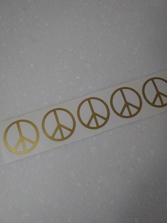 40 Peace Sign Stickers Journal Stickers Envelope Seals - Etsy
