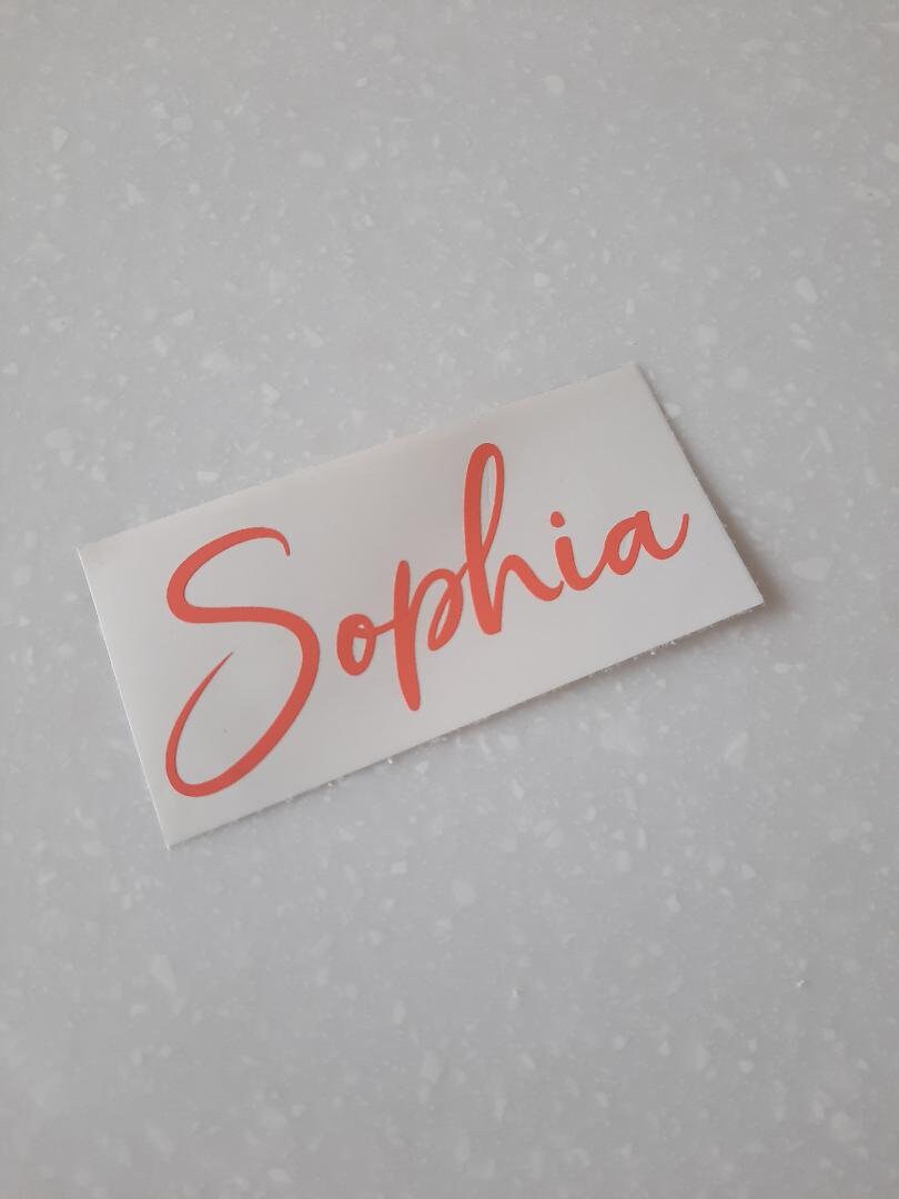 Personalized Name Decal Custom Name Decal Vinyl Name Decal - Etsy