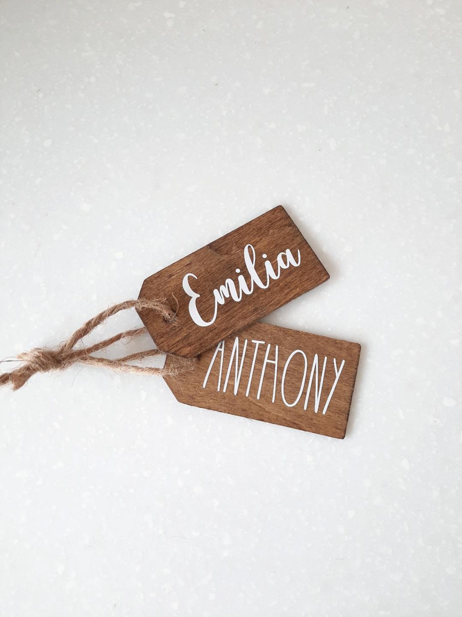 Personalized Wooden Tags Custom Gift Tags Personalized - Etsy