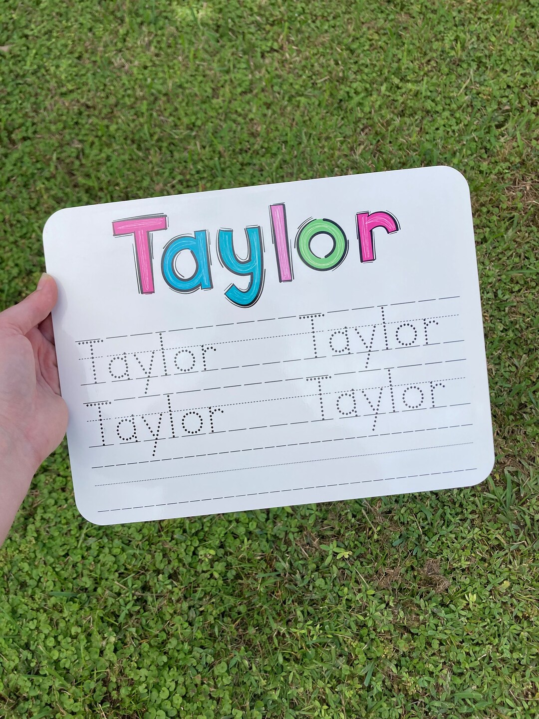 Kids Personalized Tracing Board, Name Board, Educational Boards, I Can ...