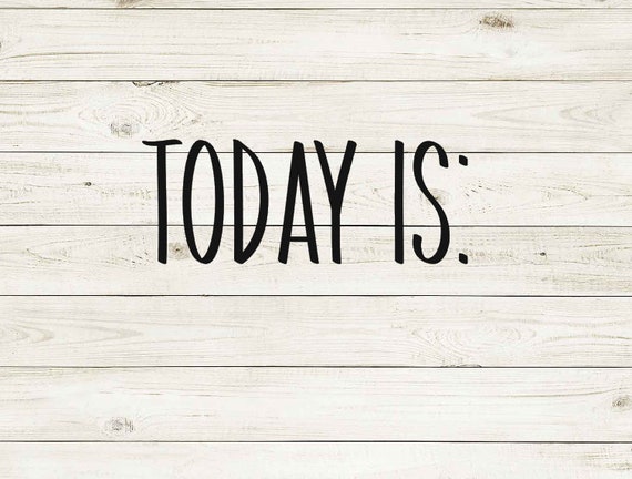 Today is Decal Whiteboard Decal Vinyl Decal Teacher Board - Etsy