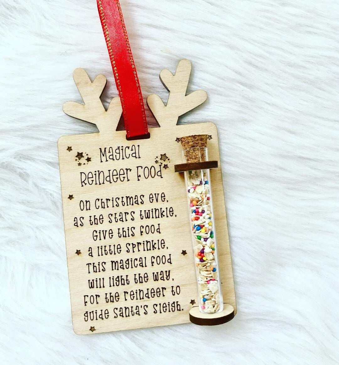 Reindeer Food Ornament, Reindeer Food, Class Christmas Gift, Kids ...