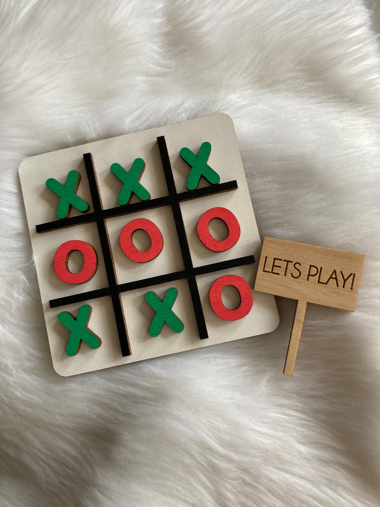 Mini Elf Sign Elf Tic Tac Toe Board Elf Game Interactive - Etsy