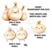 Cute Watercolor Dumpling Illustrations PNG Clipart, Dumplings Twins ...