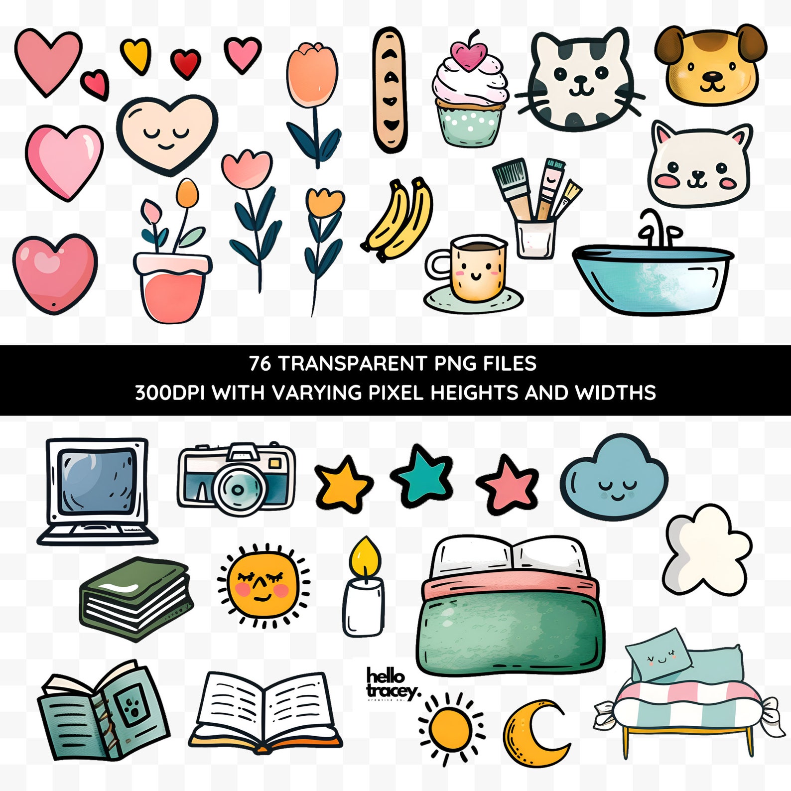 Cute Self Care Icons Watercolor PNG Clipart, Hand Drawn Self Love Clip ...