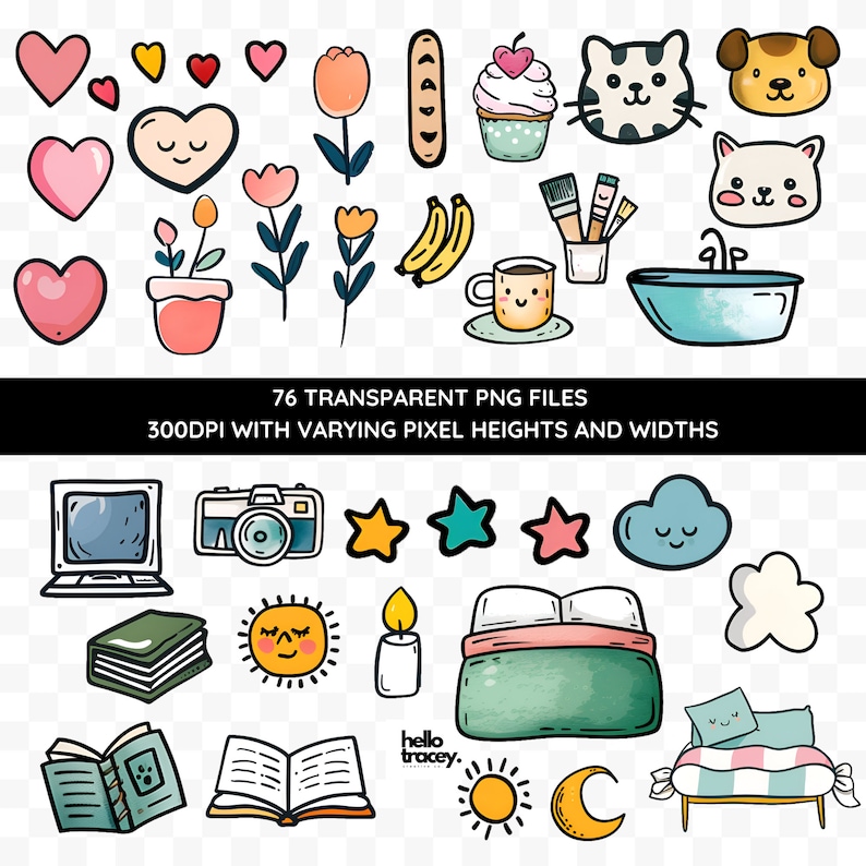 Cute Self Care Icons Watercolor PNG Clipart, Hand Drawn Self Love Clip ...