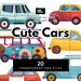 Cute Car Clipart, Illustrated Fun Cars, Vehicles, Transport Clip Art ...
