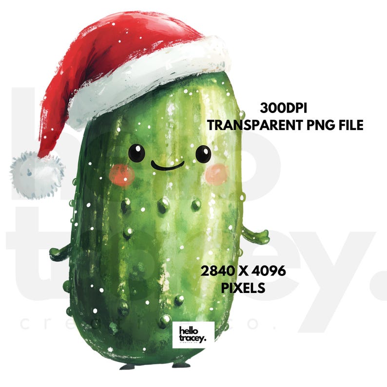1 Christmas Pickle PNG Clipart, Single Xmas Pickle Christmas Happy Cute ...