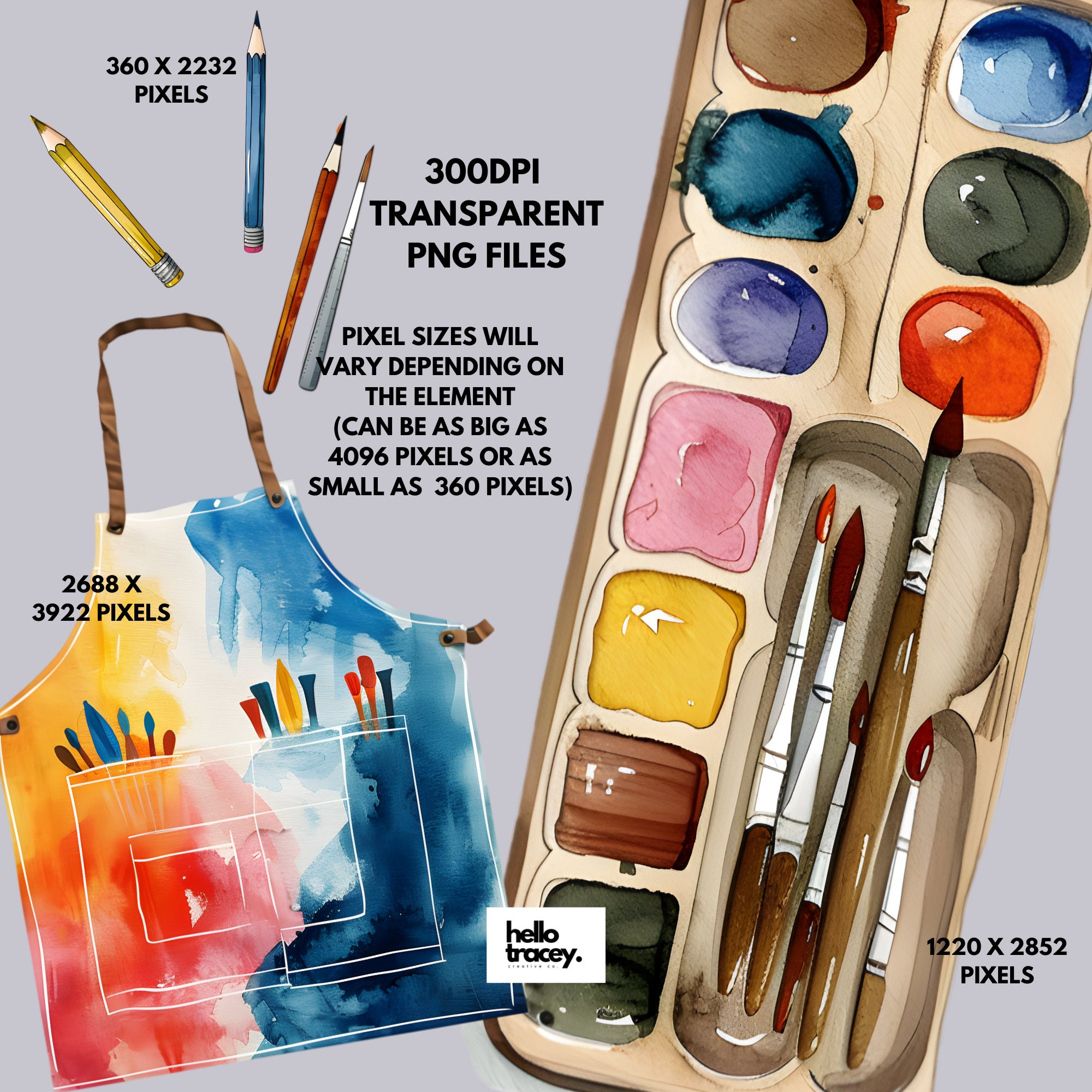 Artist Supplies Clipart PNG, Art Painting Palette Paint Brush Clip Art ...