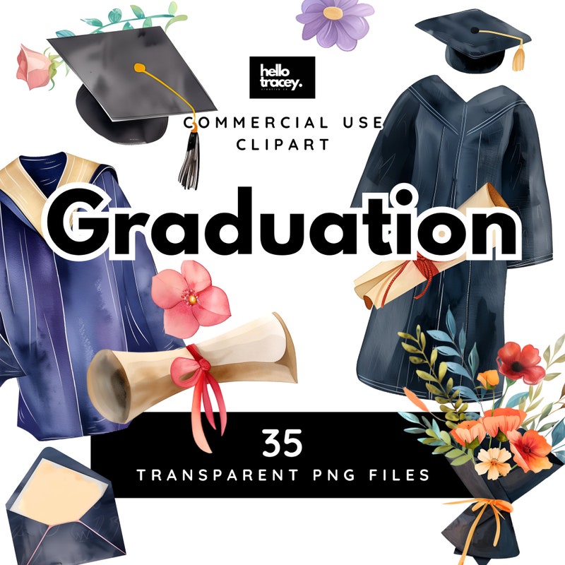 Graduation Clip Art' - Etsy