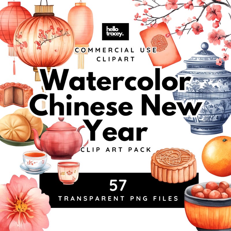 New Year Clip Art - Etsy