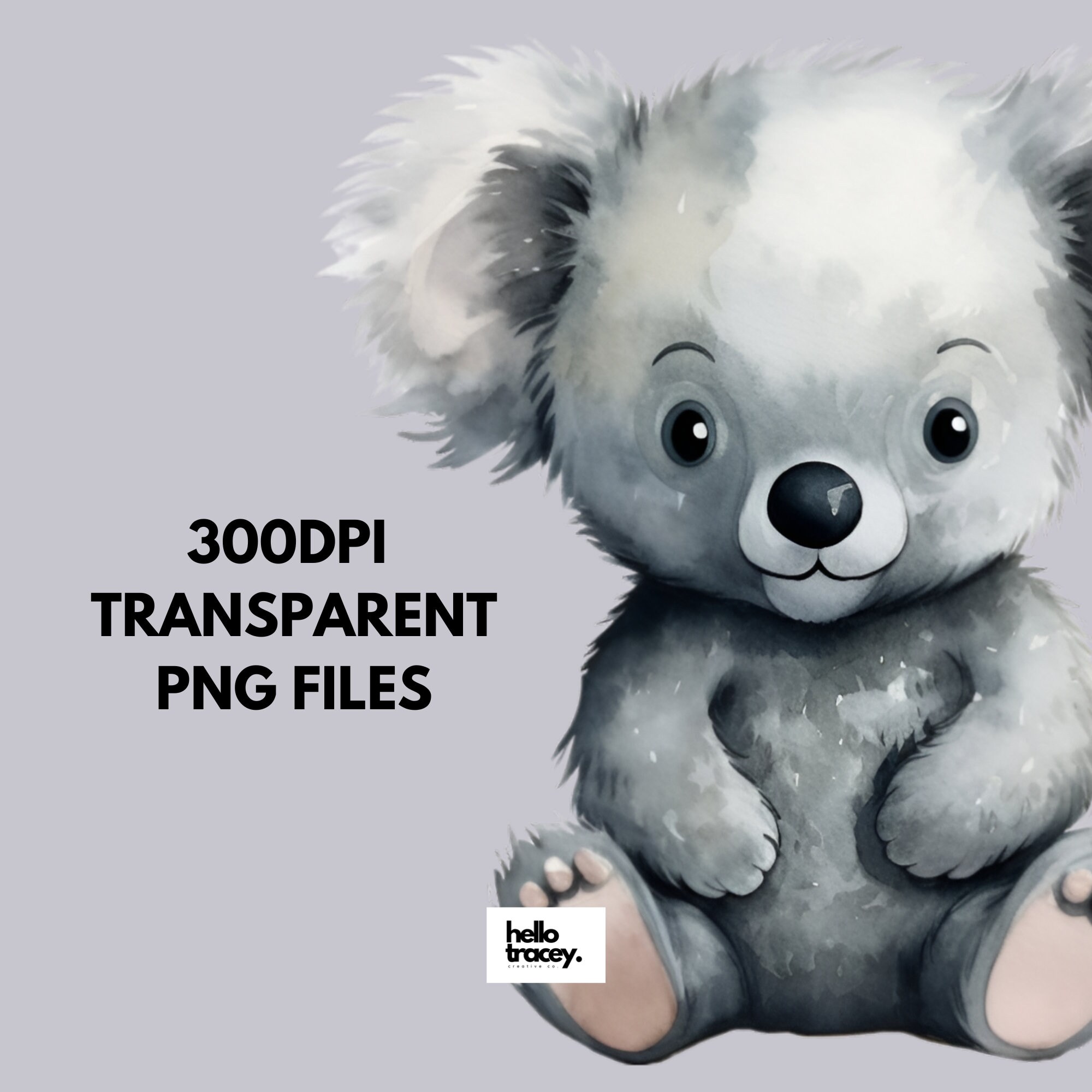Aussie Koalas Clipart Pack, Clip Art for Commercial Use, Transparent ...
