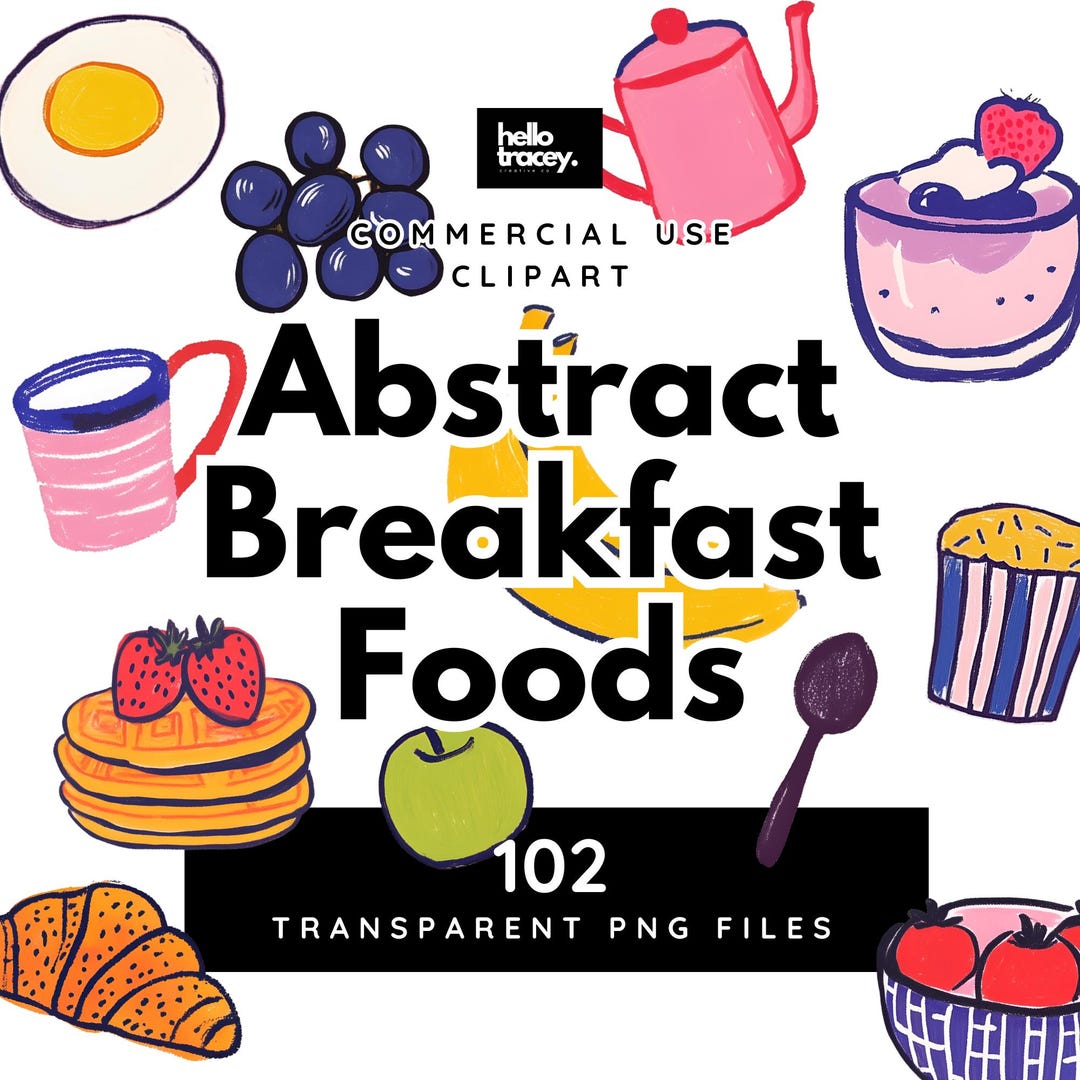 Abstract Breakfast Foods PNG Clipart, Pancakes Waffles Bagel Eggs Fruit ...