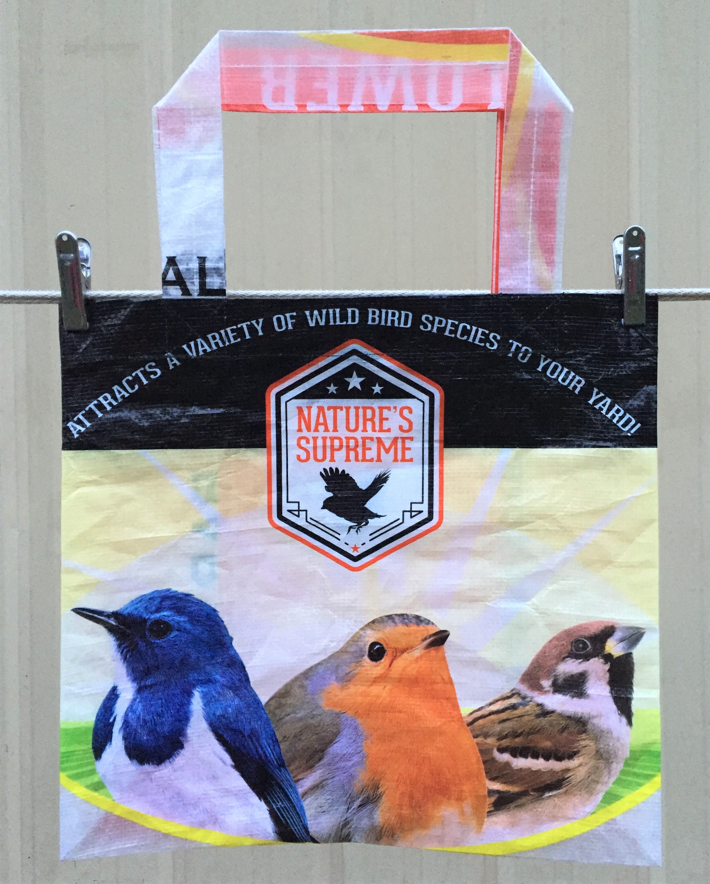 Recycled Feed Bag Tote Reusable Tote Bag Grocery Tote | Etsy