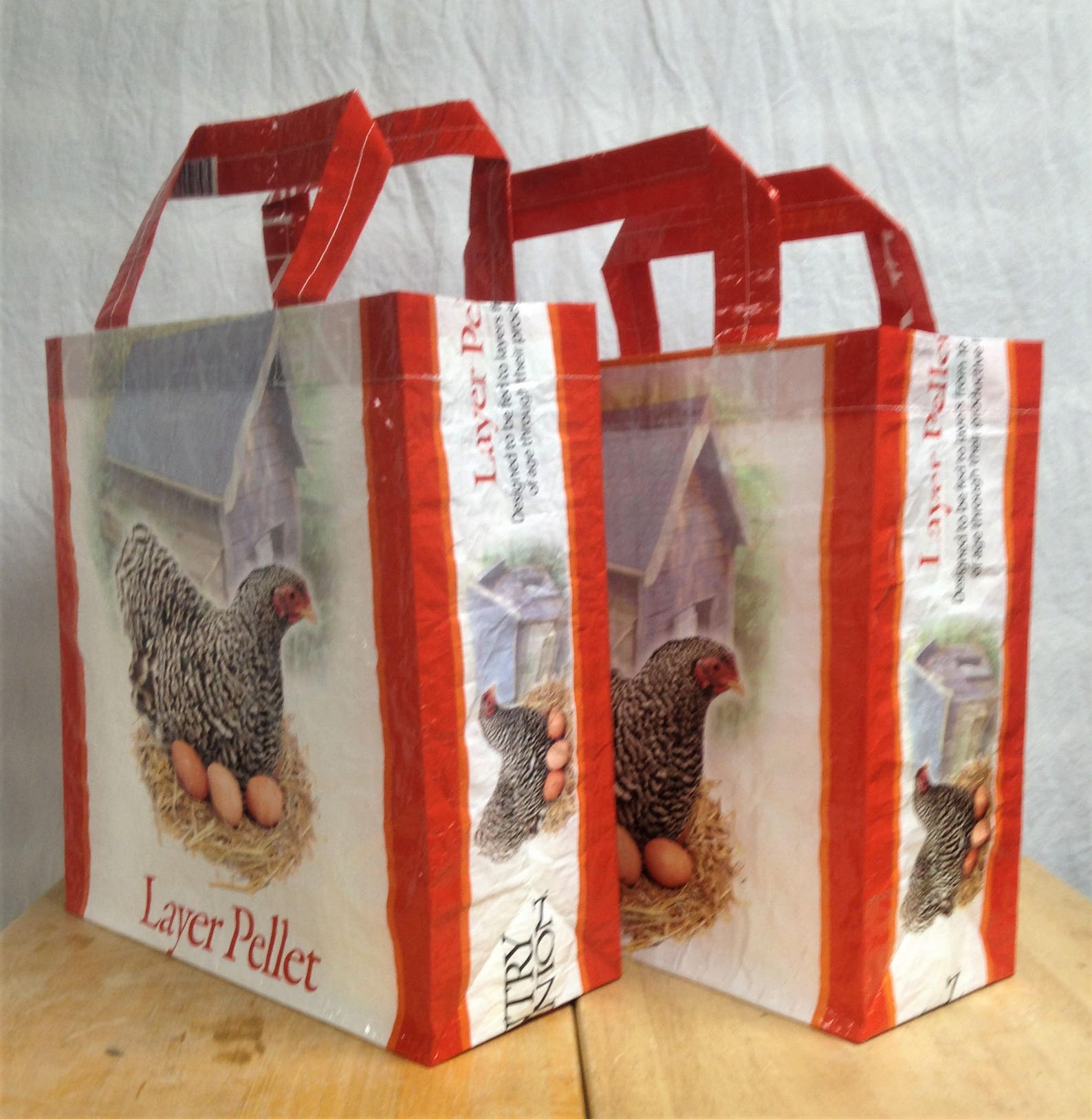 Recycled Feed Bag Tote Reusable Tote Bag Grocery Tote - Etsy