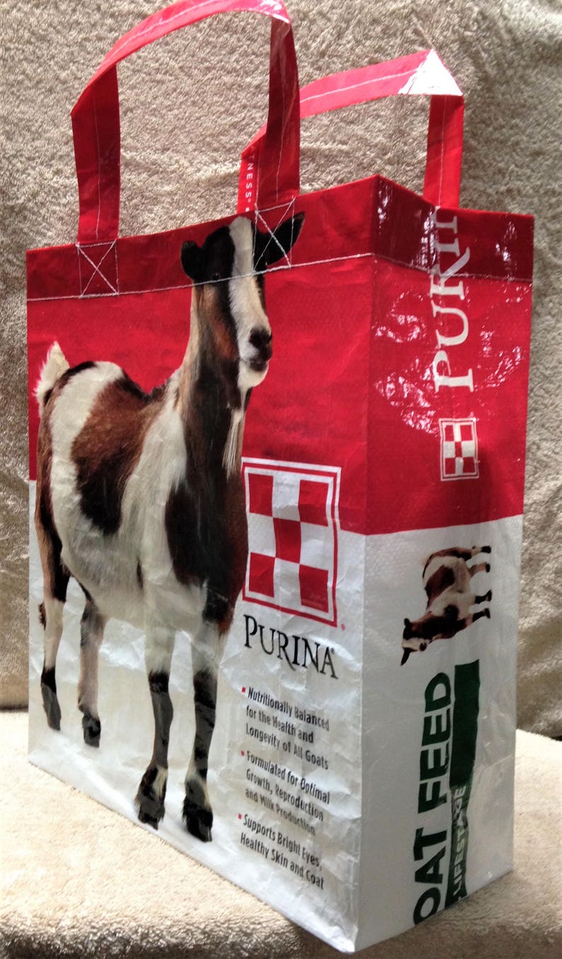 Recycled Feed Bag Tote Reusable Tote Bag Grocery Tote - Etsy