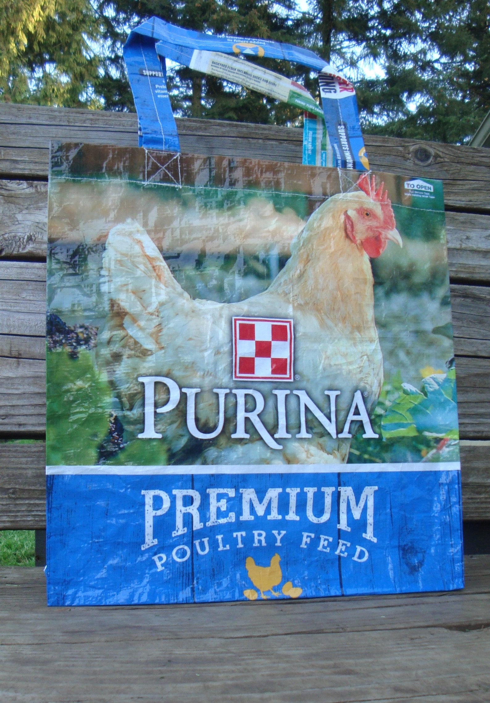 Feed Bag Tote Reusable Tote Bag Grocery Bag Recycled | Etsy