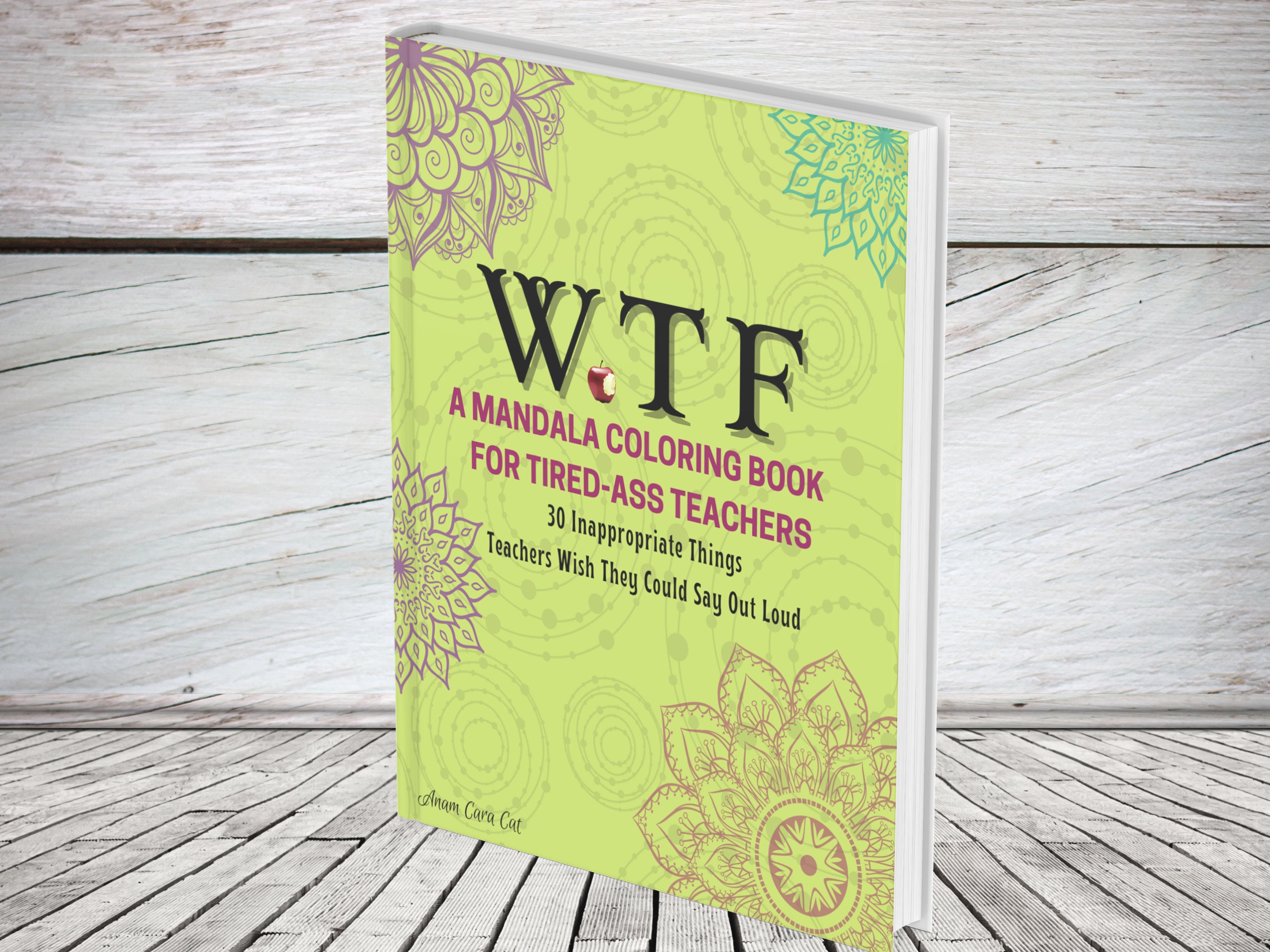 Funny Teacher Gift Swearing Coloring Book for Teachers Printable ...