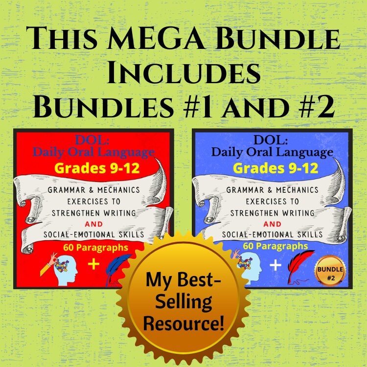 High School Grammar & Mechanics Exercises: Daily Oral Language (PDF) - Etsy