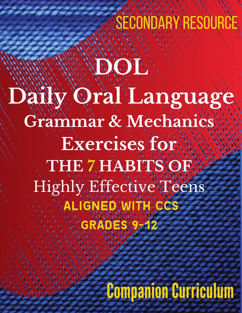 The 7 Habits of Highly Effective Teens Secondary Unit Resources: Daily ...