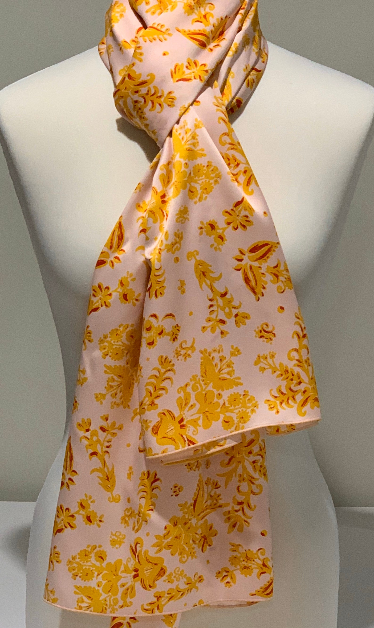 100% Mulberry Silk Scarf Created From Liberty of London | Etsy