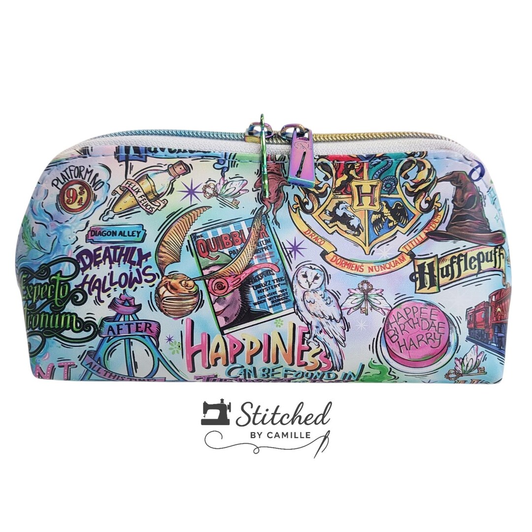 Magical Quotes Logi Pouch – Half Moon Makeup Bag | Pencil Case | Vinyl ...