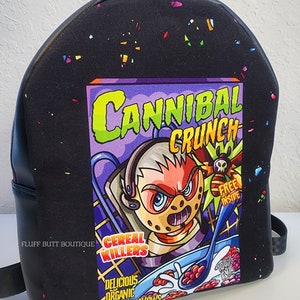 Cannibal Crunch Cereal K!llers Mini Backpack, Modified Lindsport - Etsy