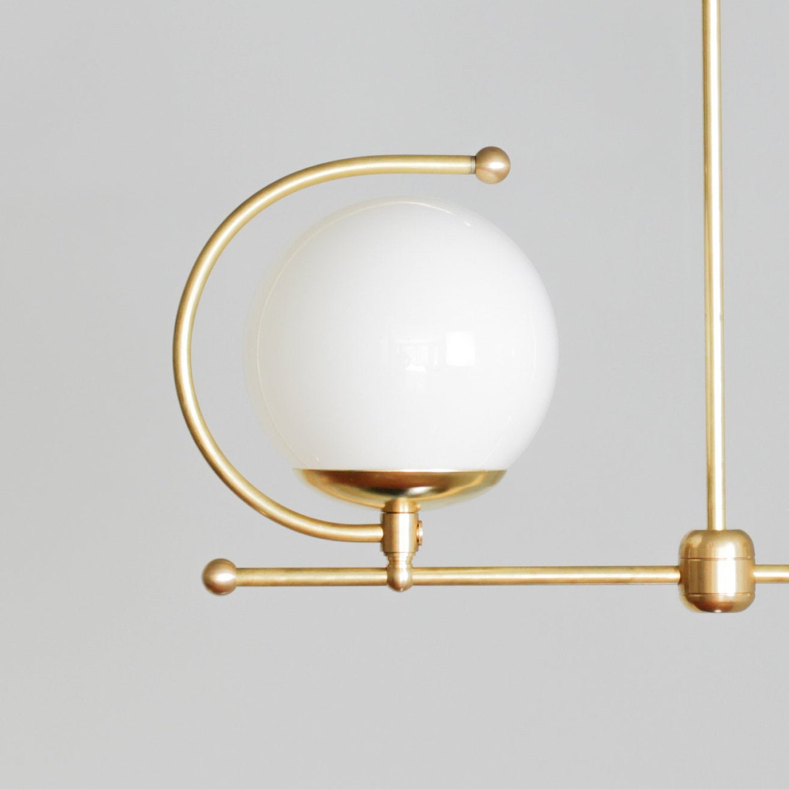 Modern Hanging Light Globe Chandelier Mid Century Fixture - Etsy