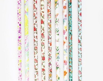 Flower Paper Straws | Etsy