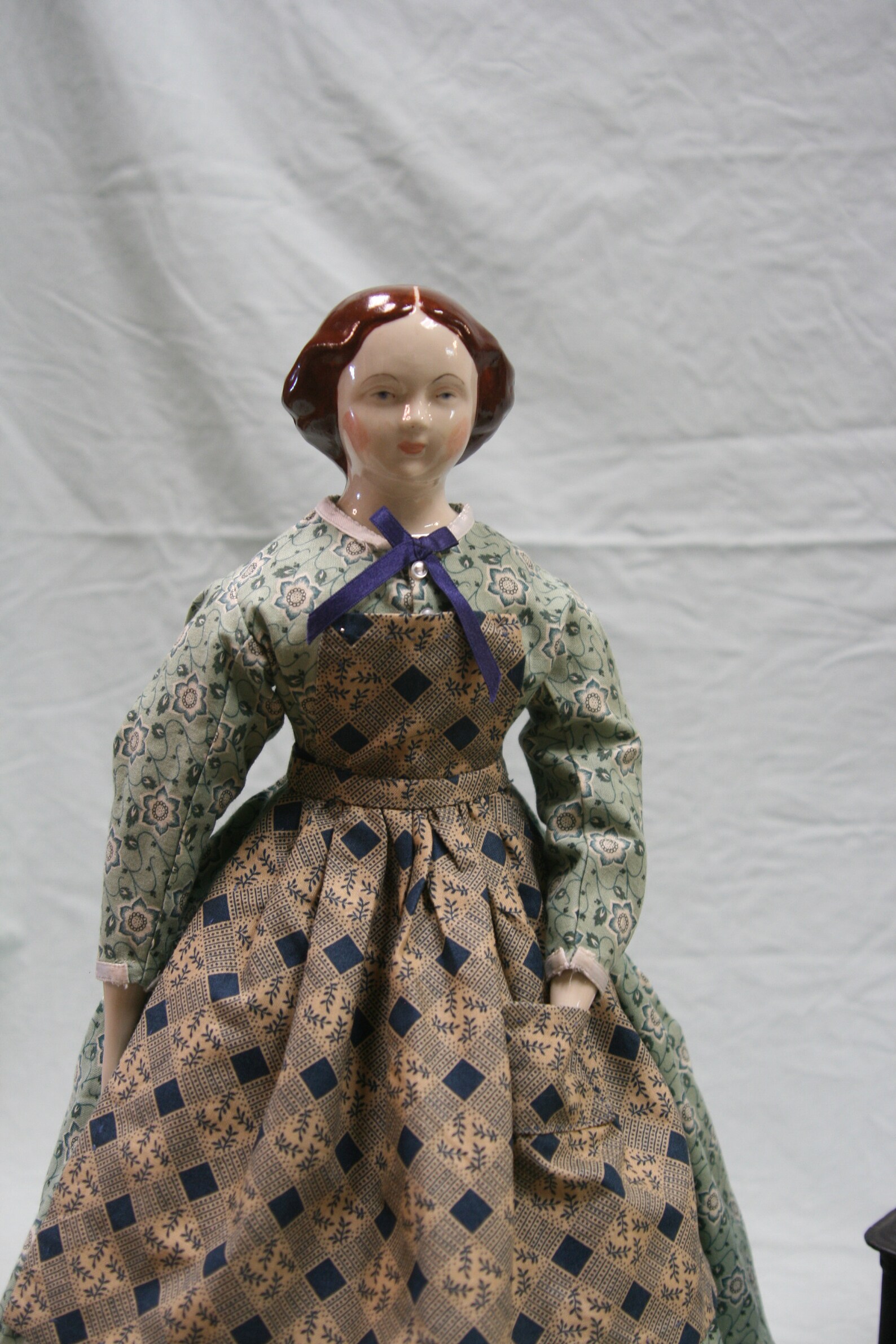 1860s Apron Pattern for 18-inch China Head Doll - Etsy