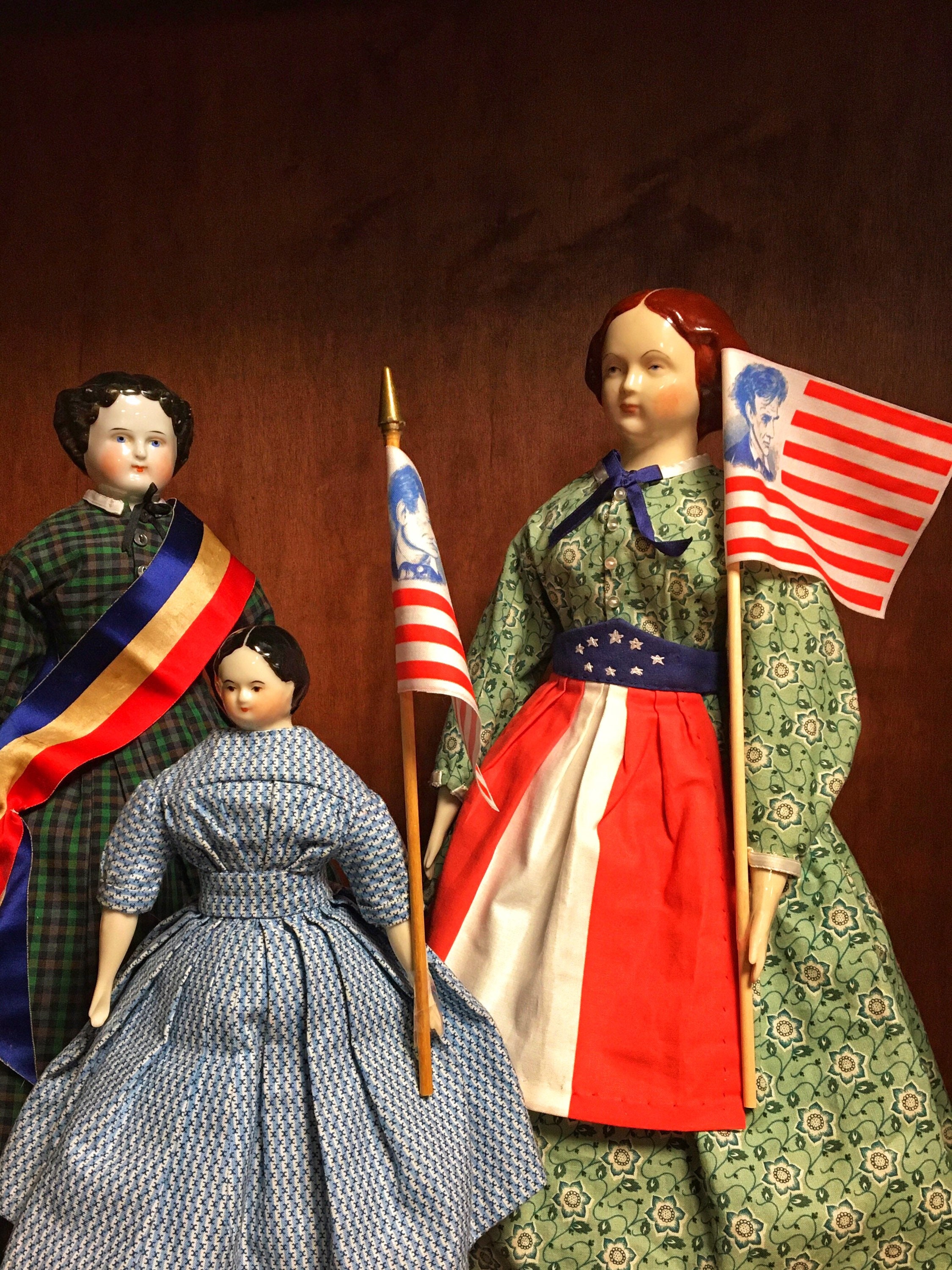 Lincoln Campaign Flag Doll Sized Reproduction - Etsy