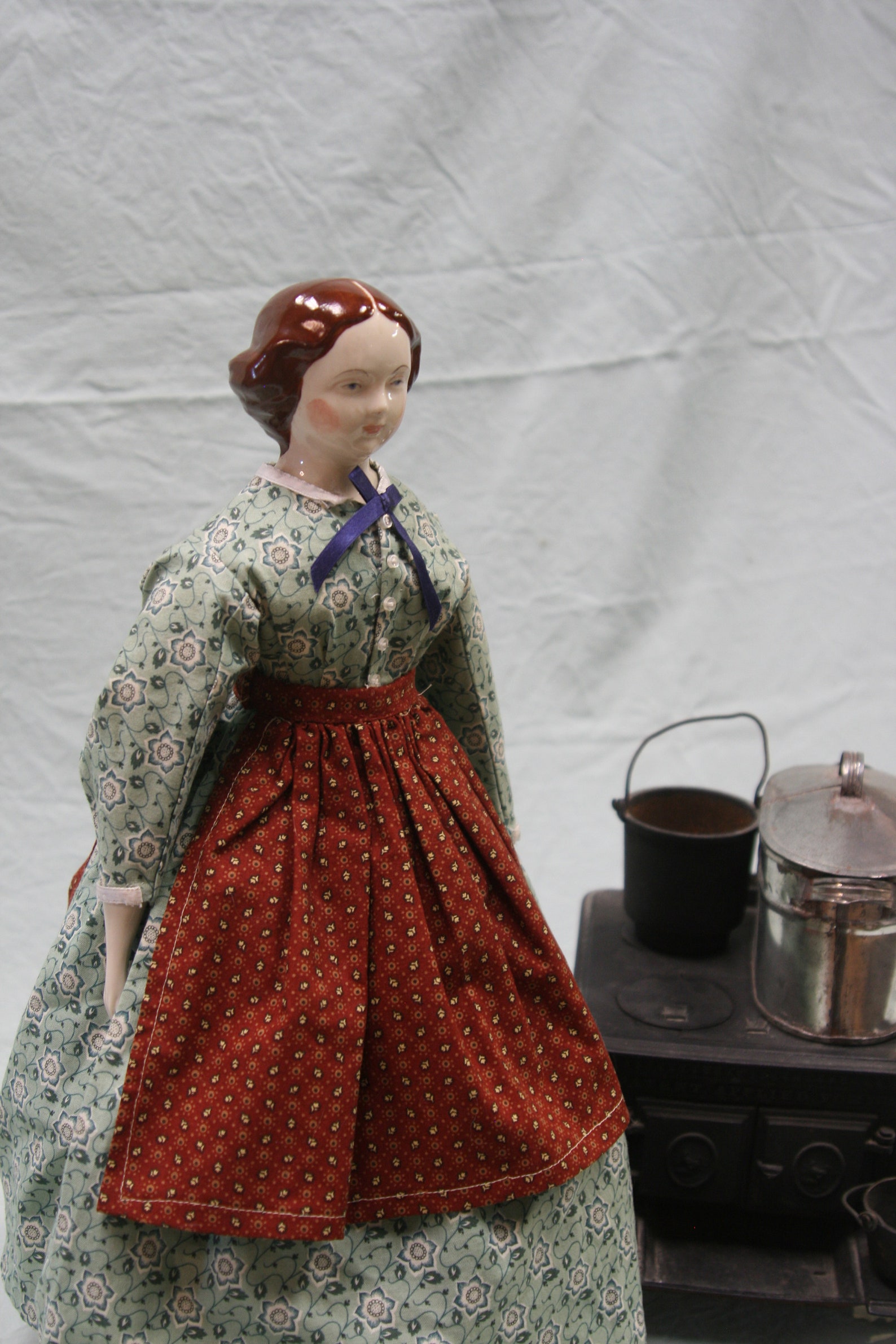 1860s Apron Pattern for 18-inch China Head Doll - Etsy