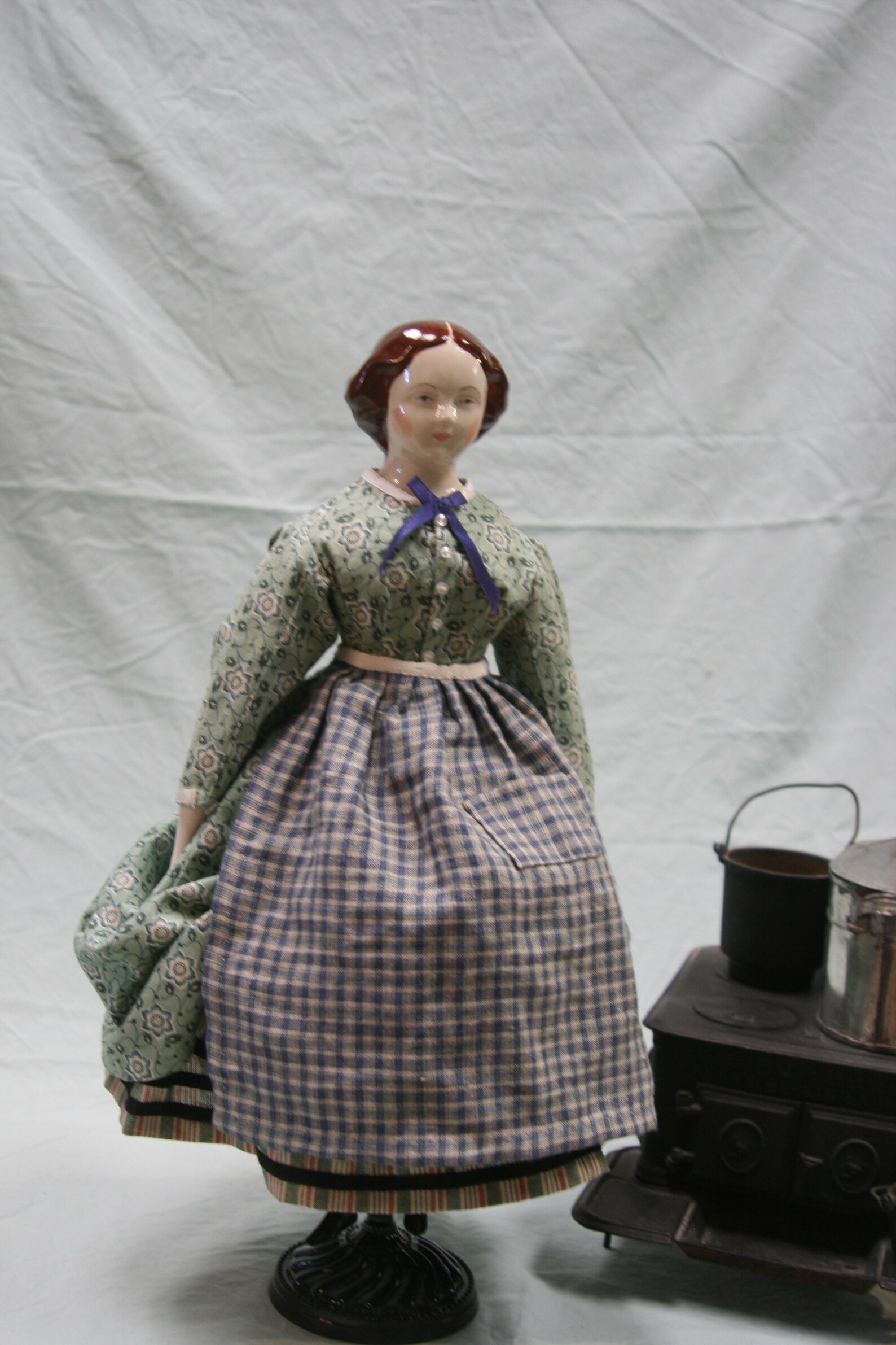 1860s Apron Pattern for 18-inch China Head Doll - Etsy