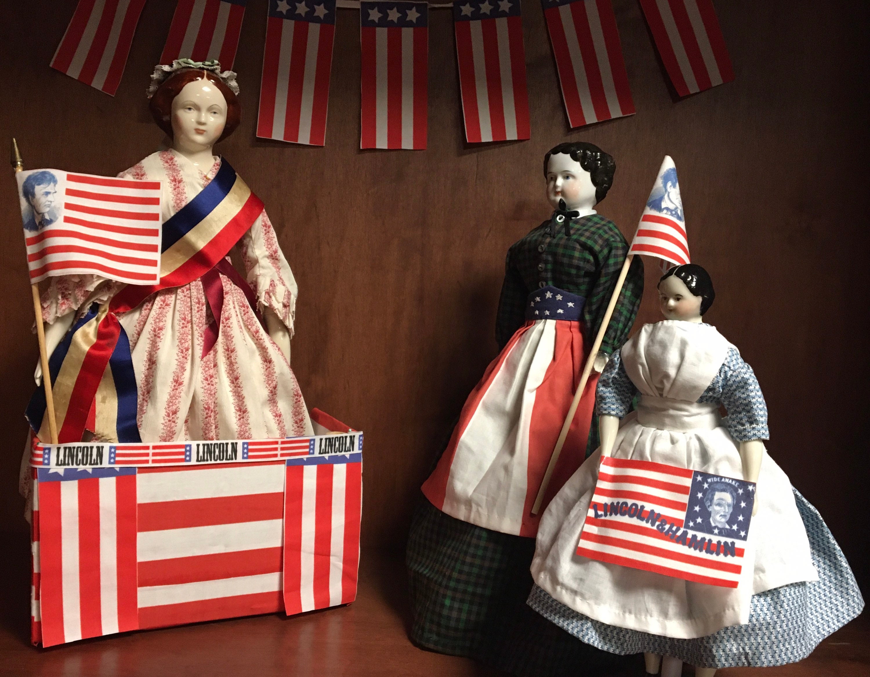 Lincoln Campaign Flag Doll Sized Reproduction - Etsy