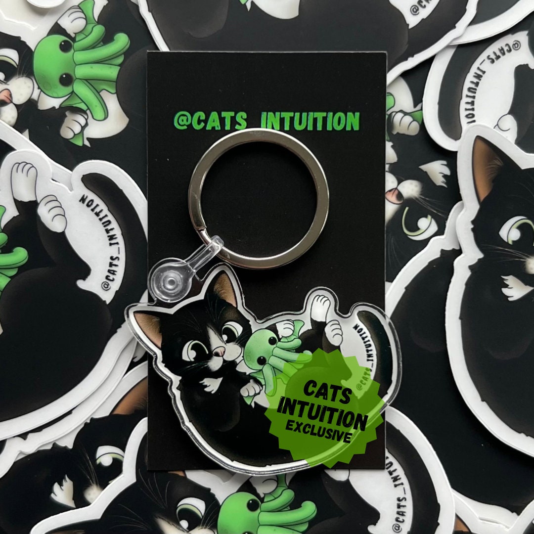 Cthulhu Playing With Cthulhu - Acrylic Keychain - Etsy