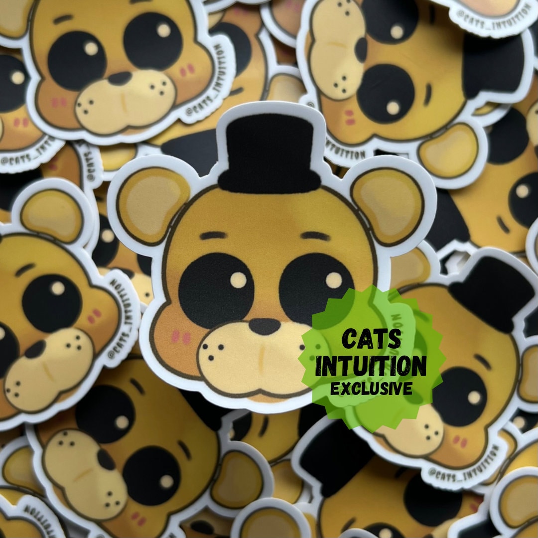 Golden Freddy FNAF - Sticker - Etsy