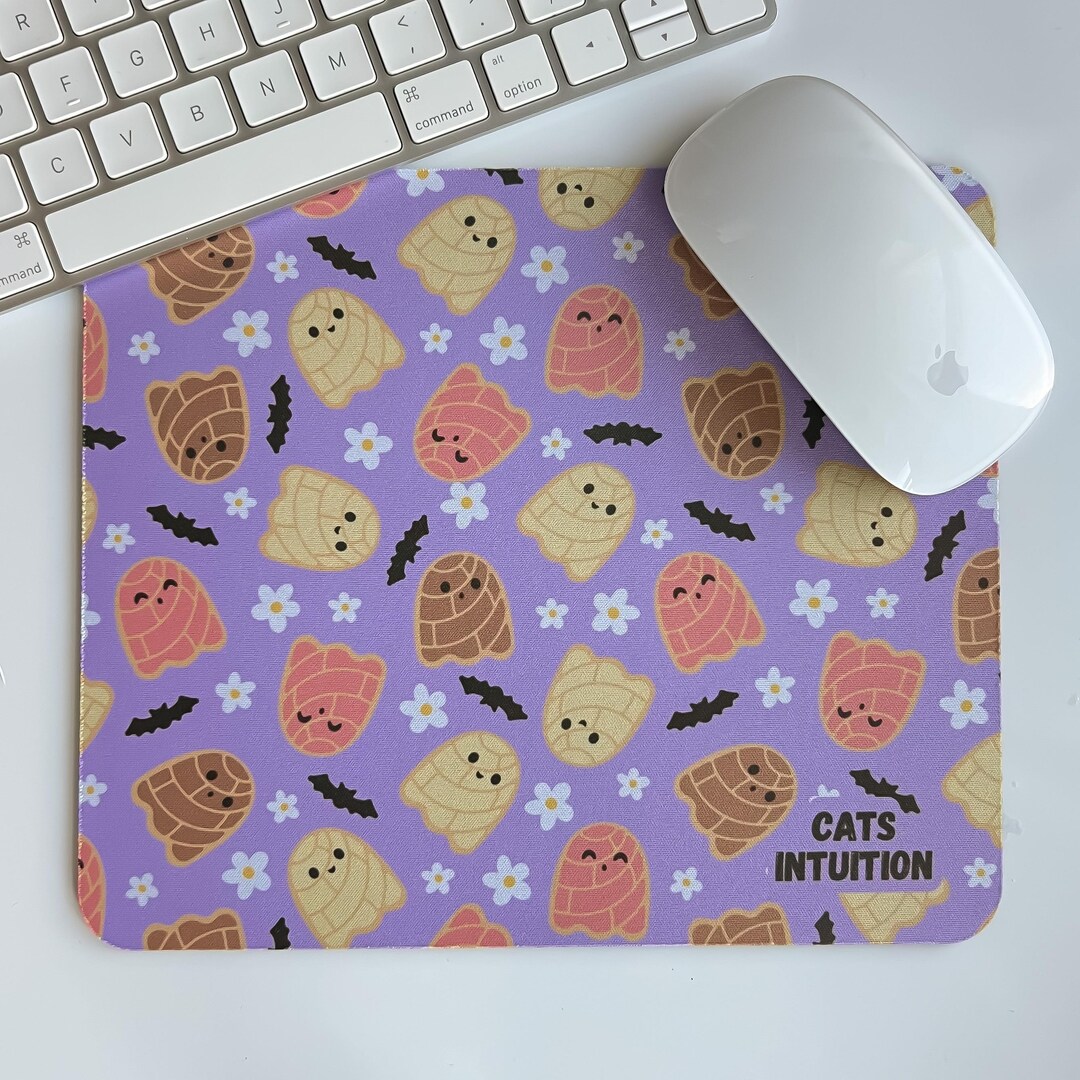 Concha Ghosts (purple) - Mouse Pad | Computer Room Decor | Novelty Gift ...